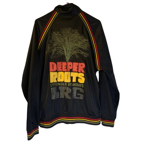 LNG | Jackets & Coats | Vintage Lrg Roots Track Jacket Mens Size L ...